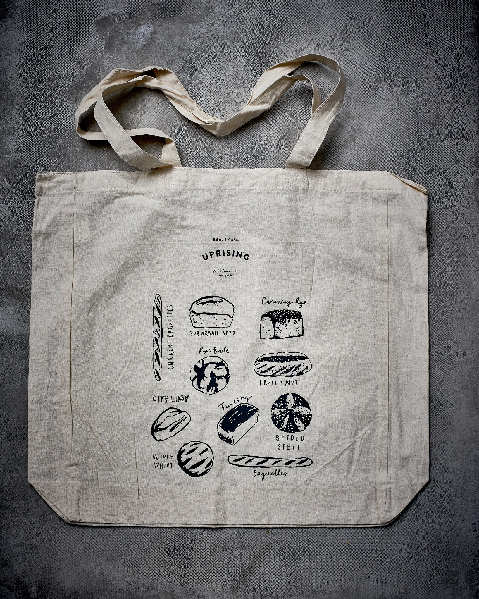Uprising Calico Tote (Sourdough Design) | Uprising Bakery