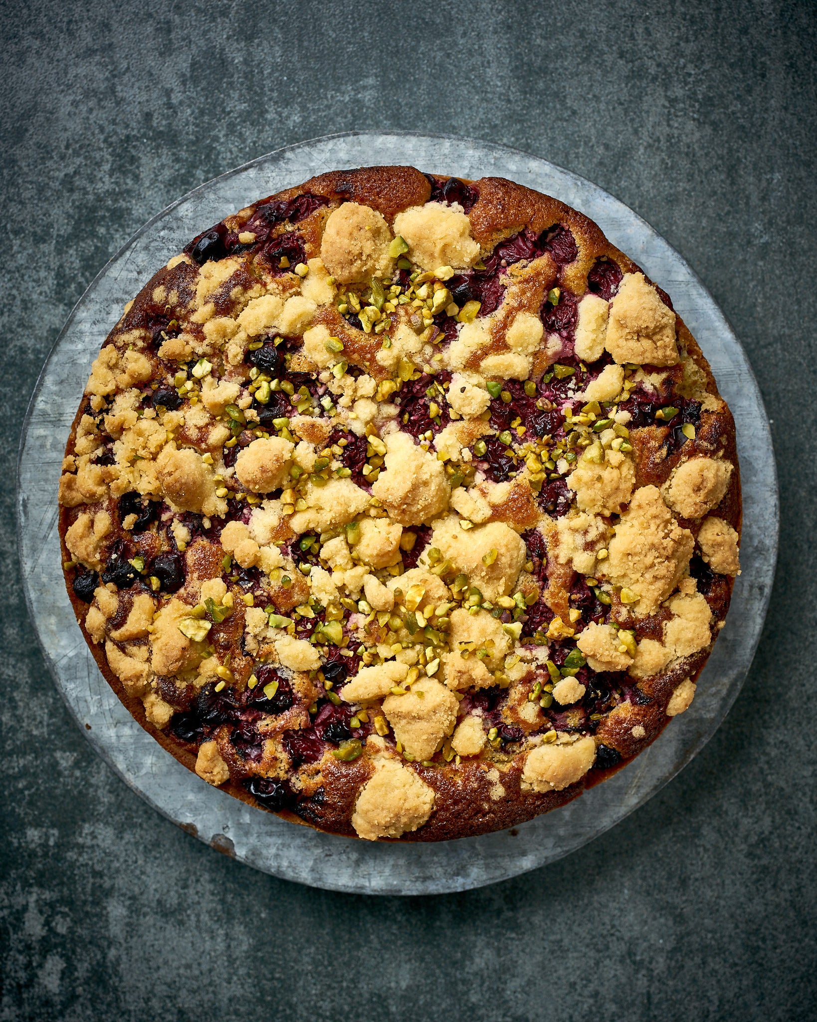 Sour Cherry & Pistachio Tart | Uprising Bakery